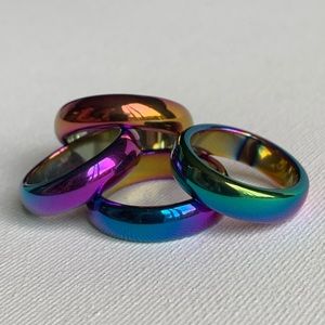 Boutique | Jewelry | Polished Oil Slick Ring New | Poshmark